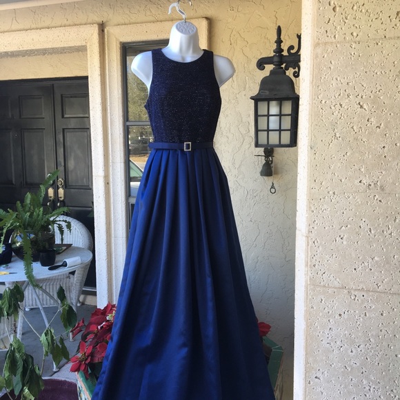 VINTAGE AFTER FIVE | Dresses | Host Pickvintage After Five Navy Evening ...